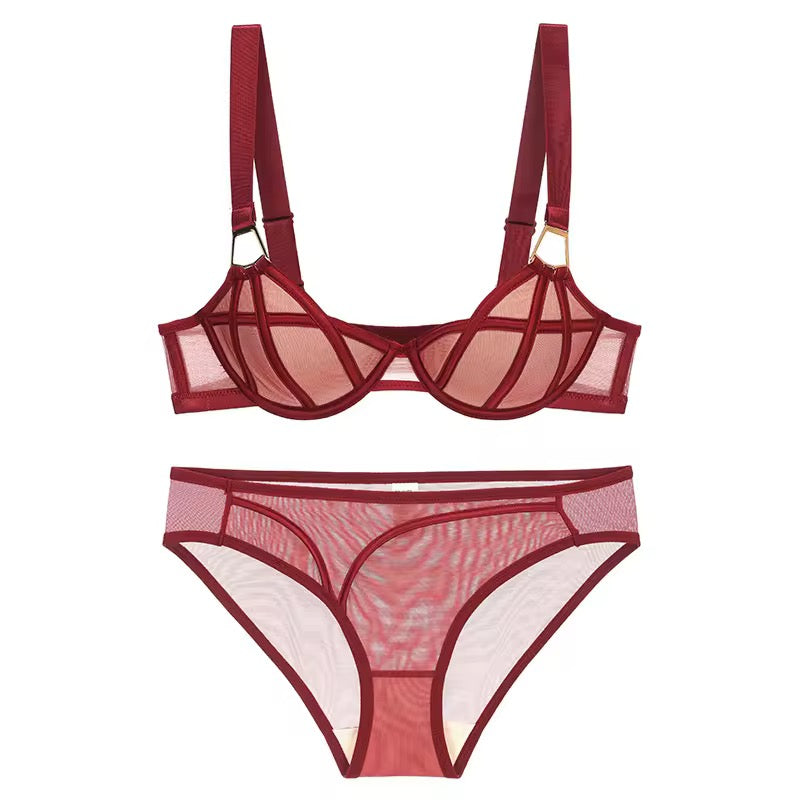 Single Thin Padded Stylish Bra Set – Lamaisah pink